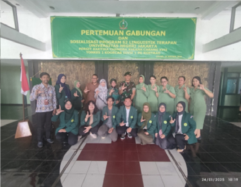 SOSIALISASI DAN PROMOSI PROGRAM STUDI S2 LINGUISTIK TERAPAN SEKOLAH ...